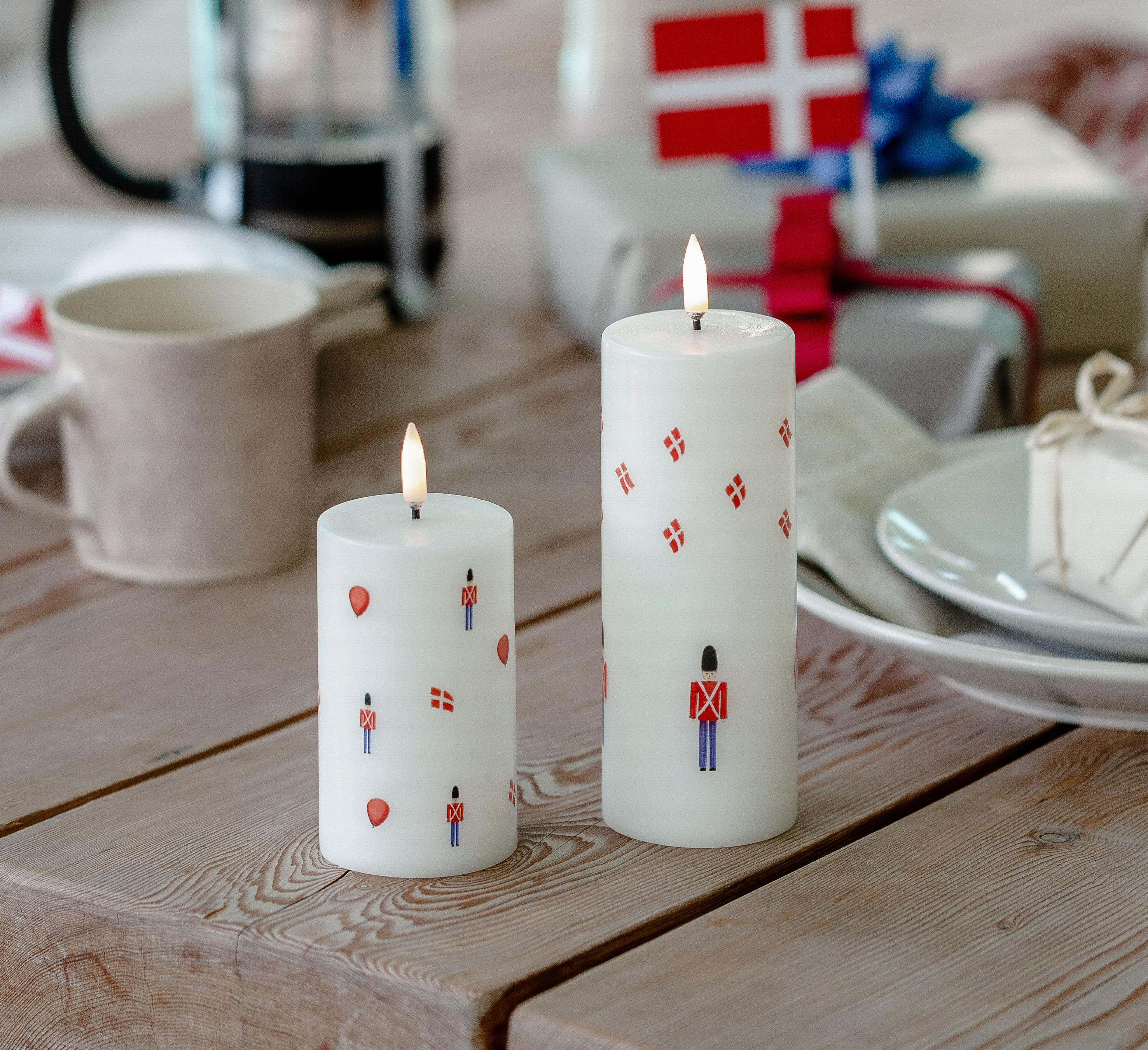 Danish and Norwegian Celebration Candles