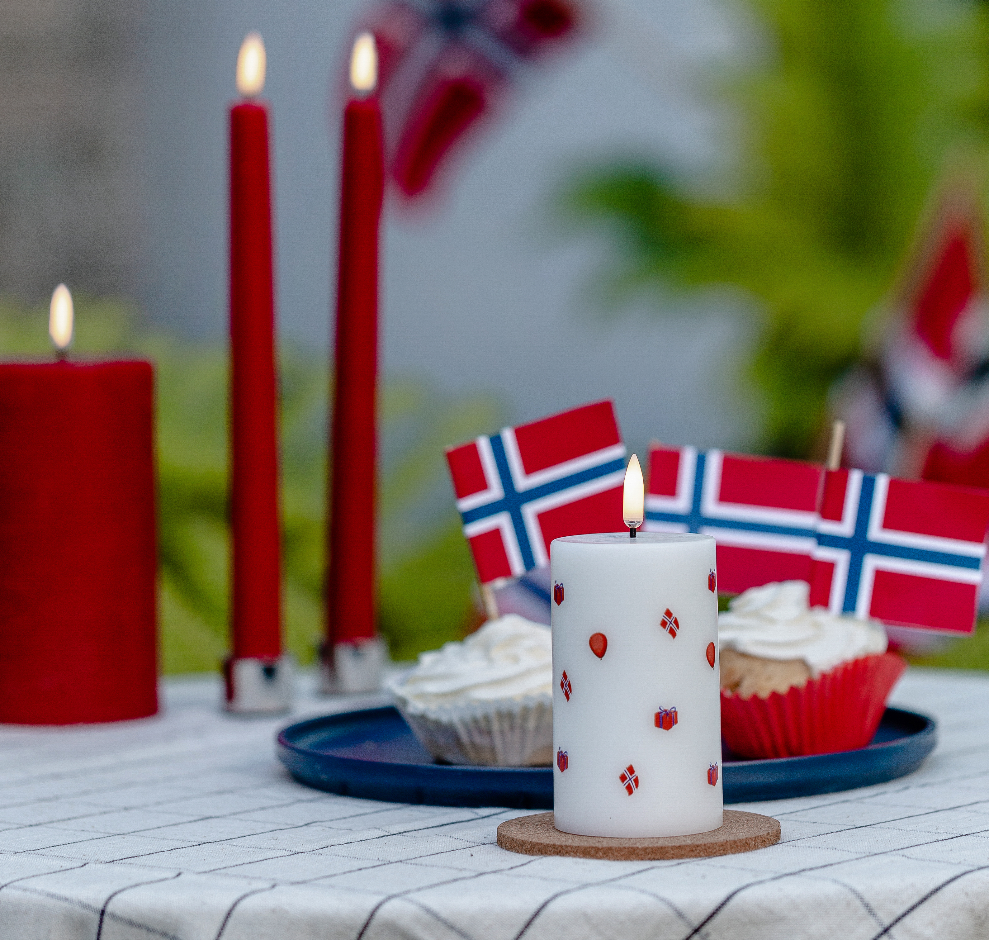 Danish and Norwegian Celebration Candles