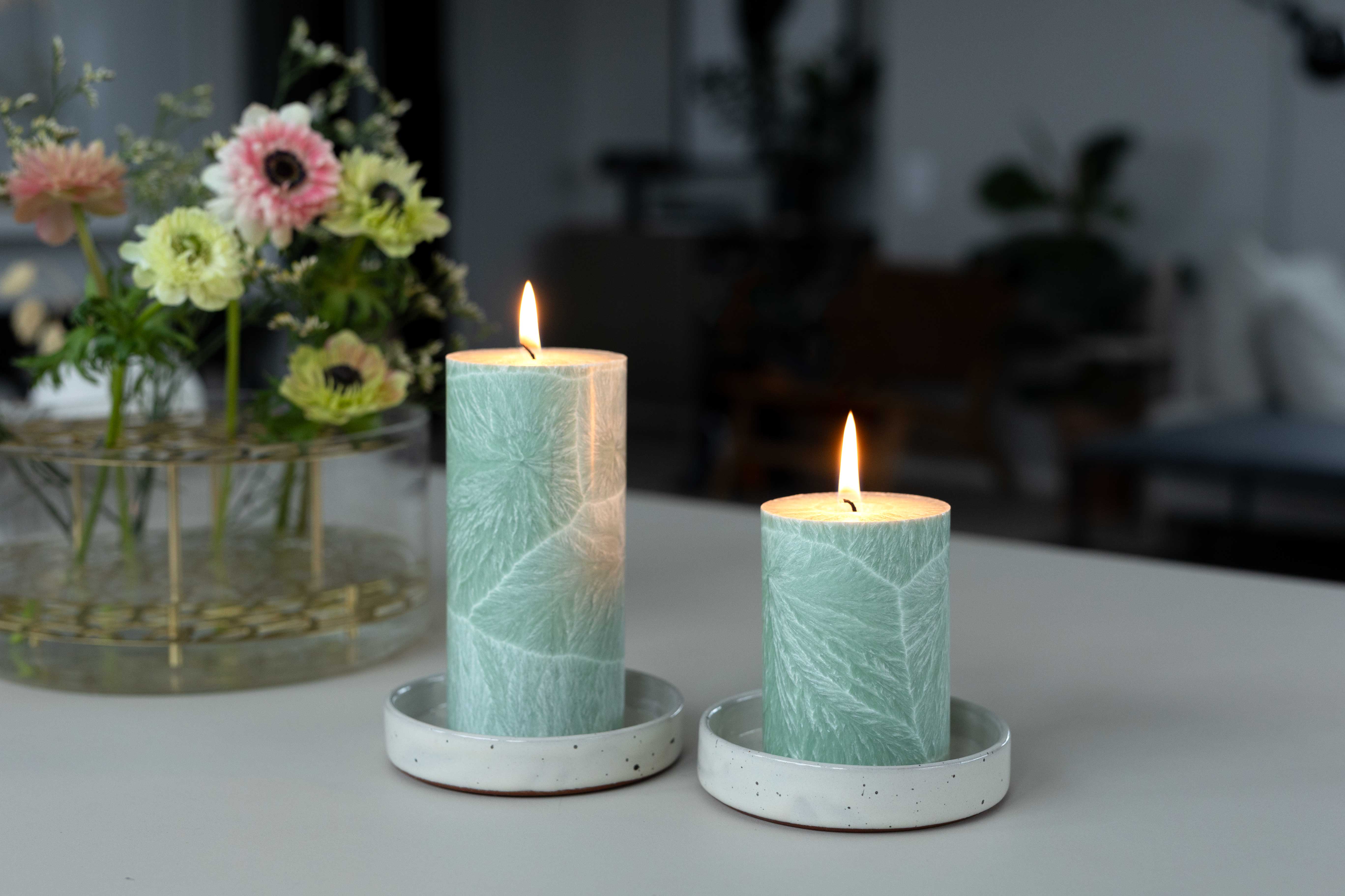 Shea Pillar Candle 100% Shea Stearin