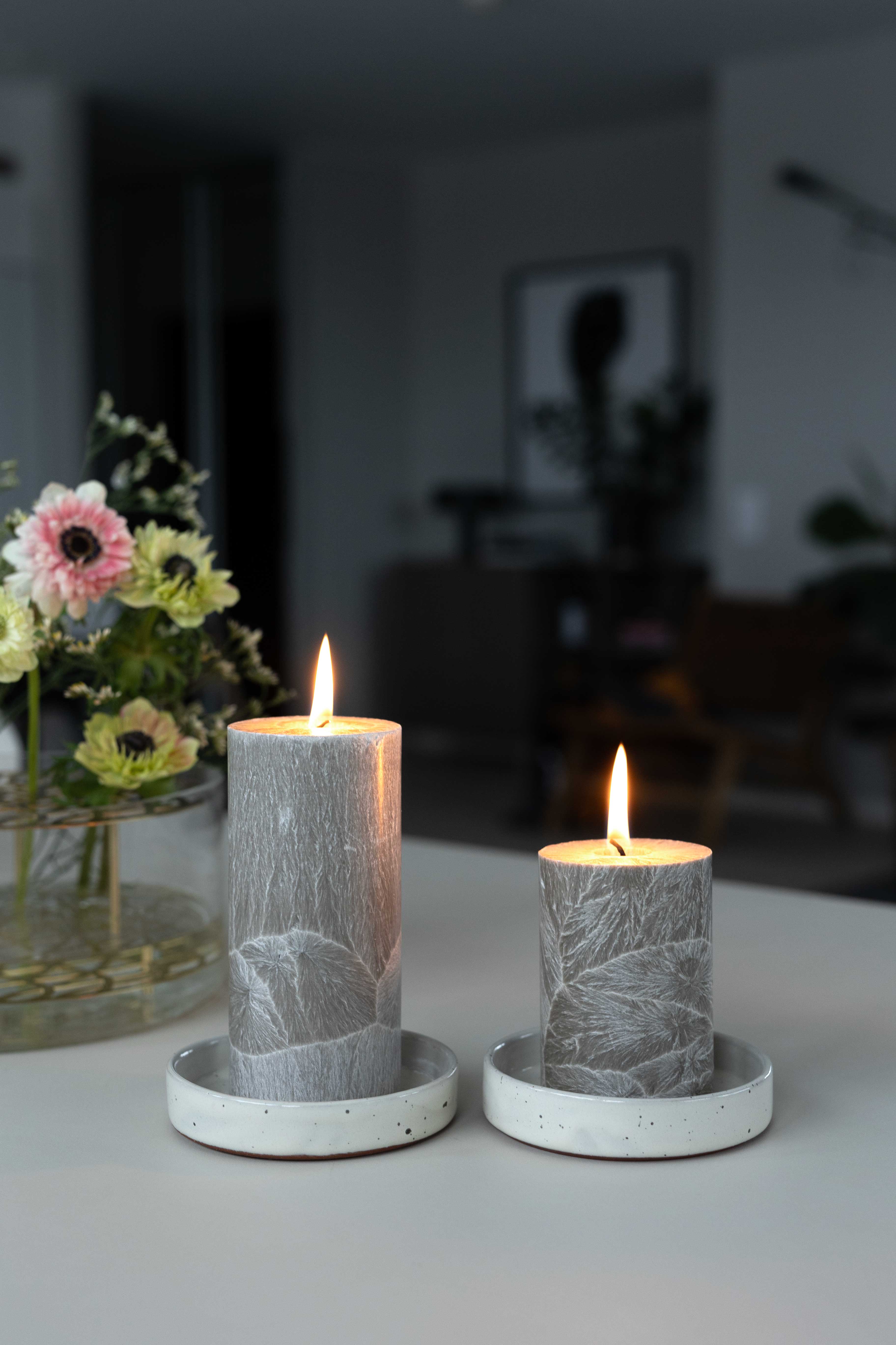 Shea Pillar Candle 100% Shea Stearin