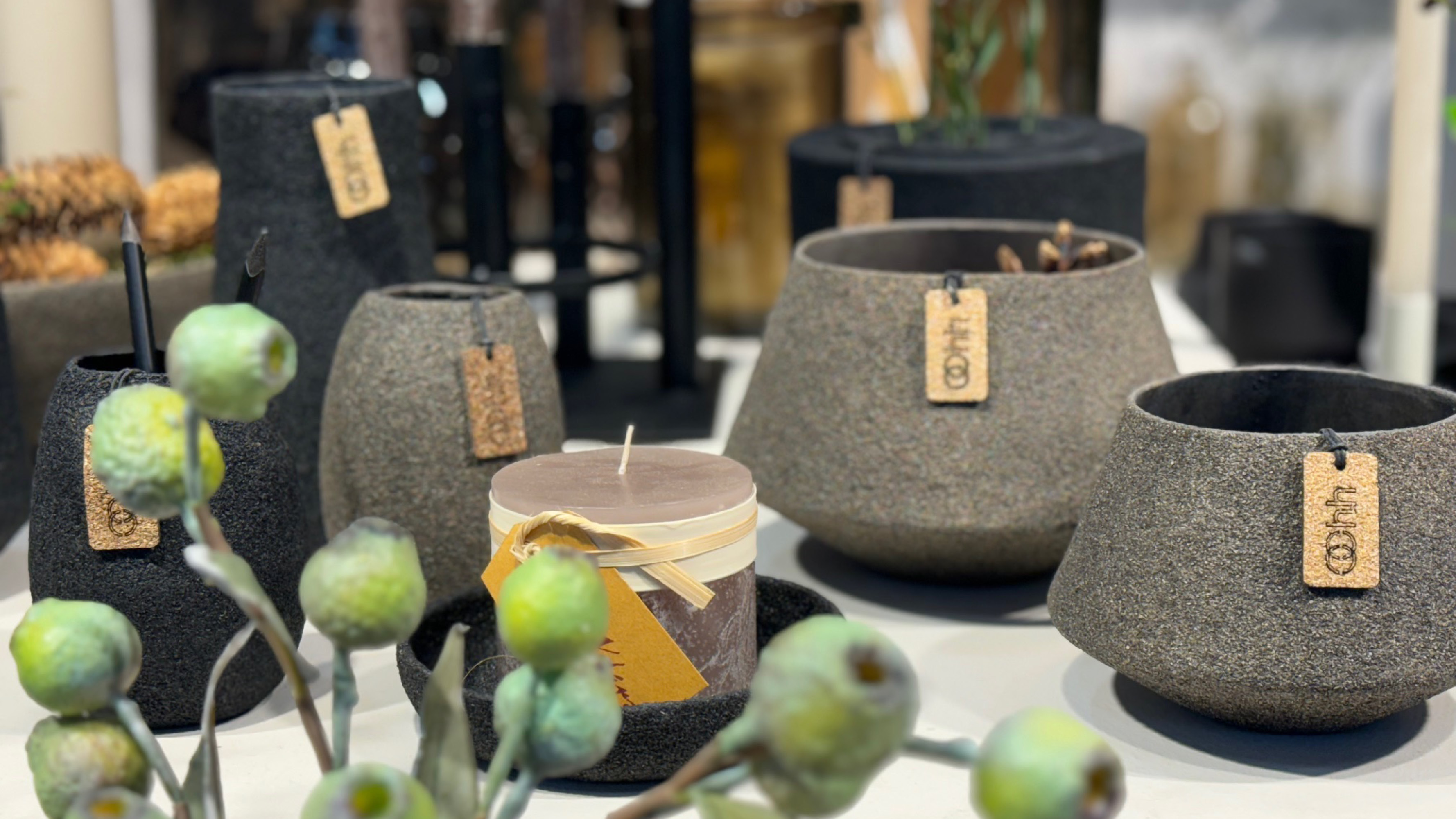 Japanese-inspired paper pots